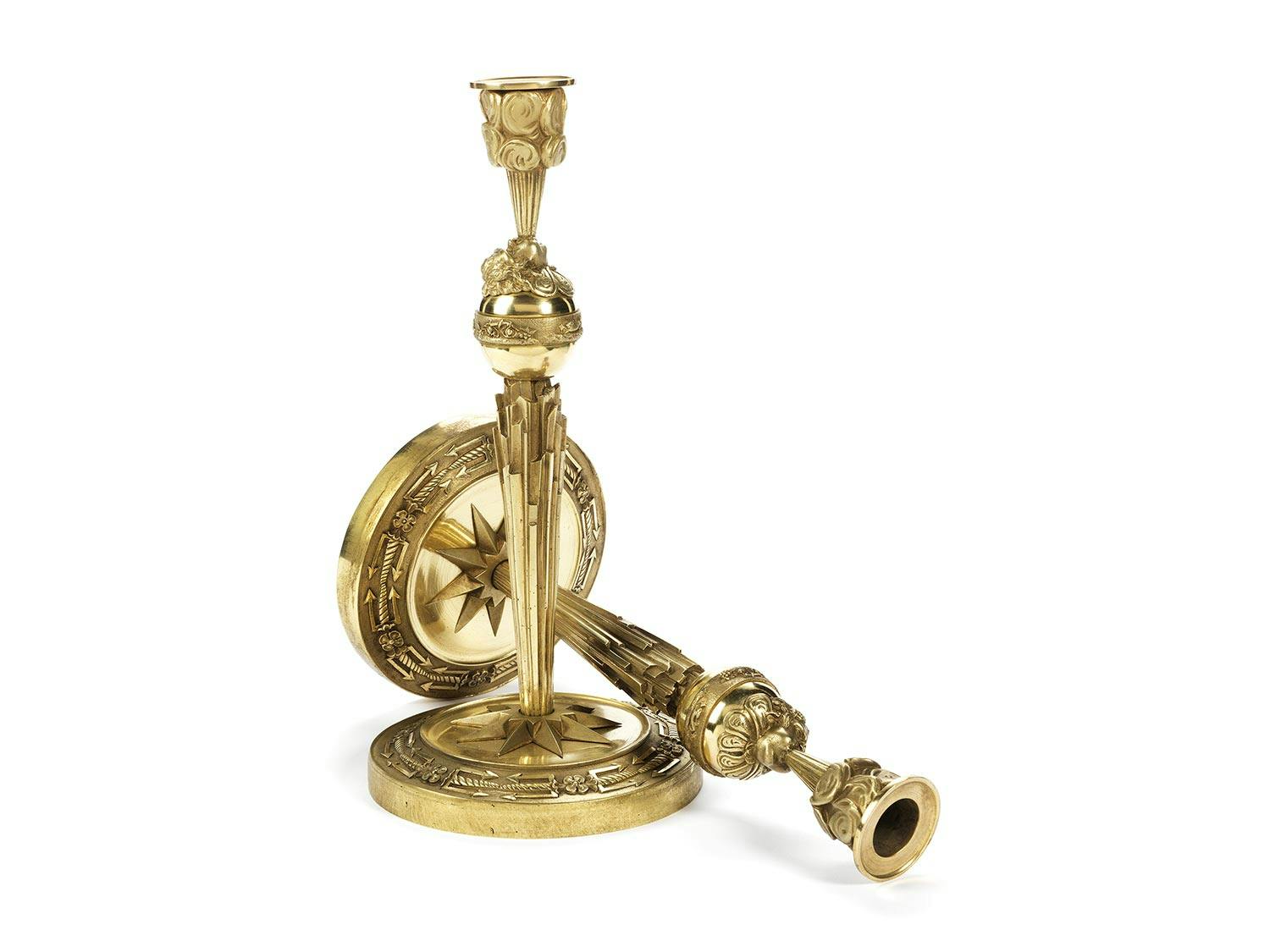 Paar Empire-Leuchter - Hampel Fine Art Auctions