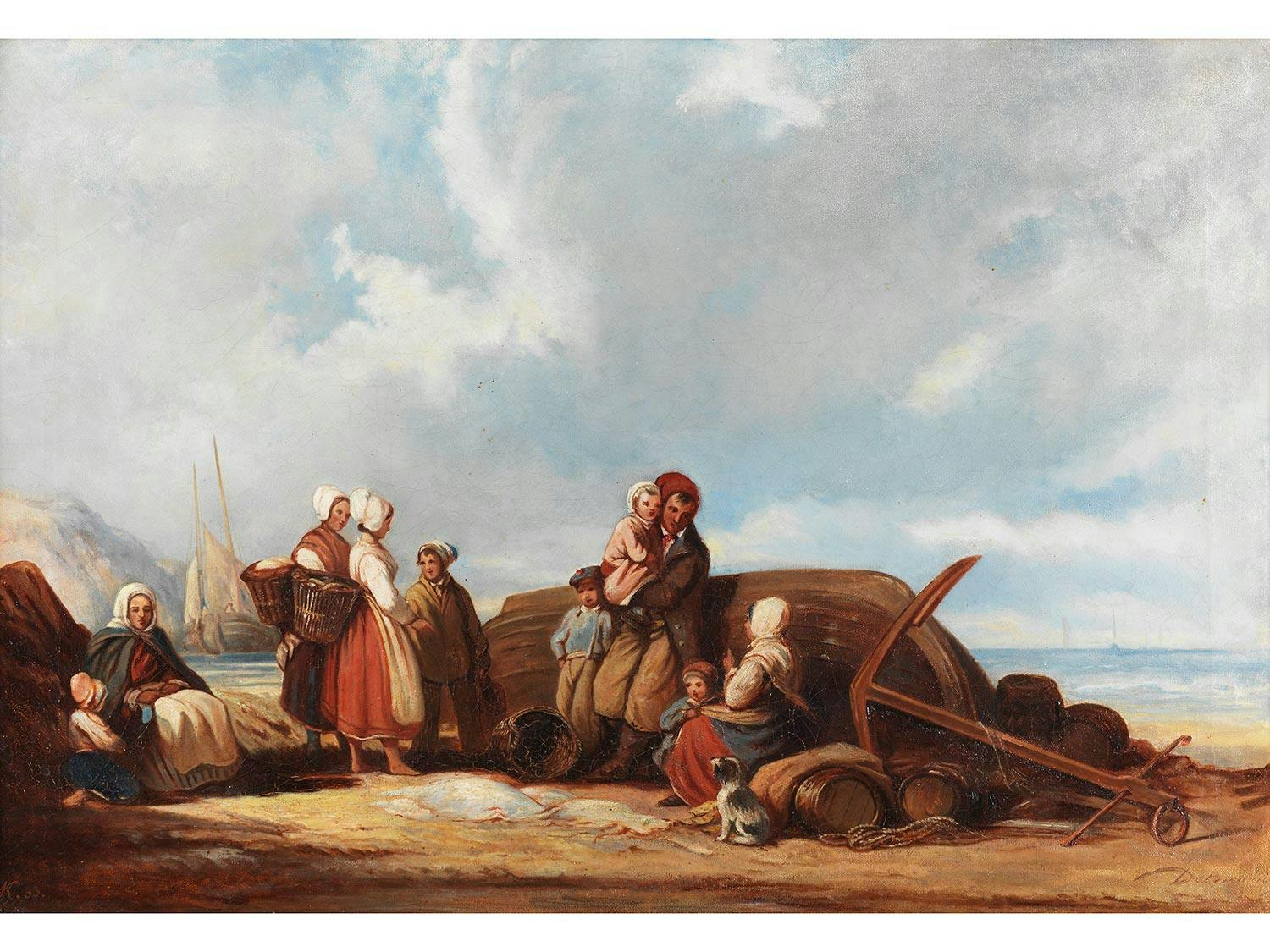 Auguste Delacroix, 1809 Boulogne-sur-Mer – 1868 ebenda - Hampel Fine ...
